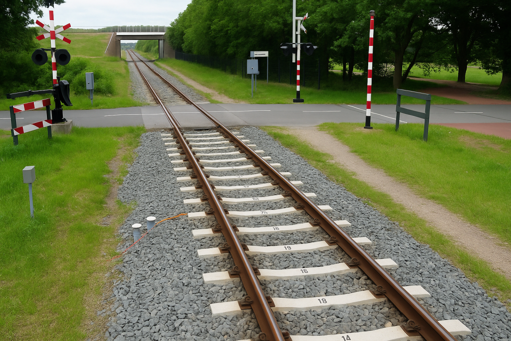 Fiberglass dowels & rebars for railway crossings